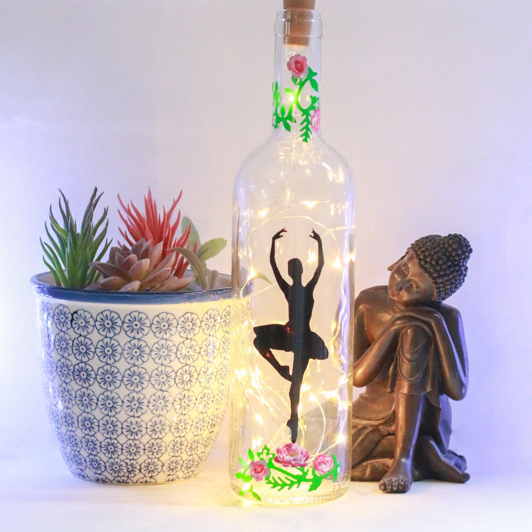Personalised Name Gifts, Ballerina Gifts, Bottle Light, Ballet Lover ...