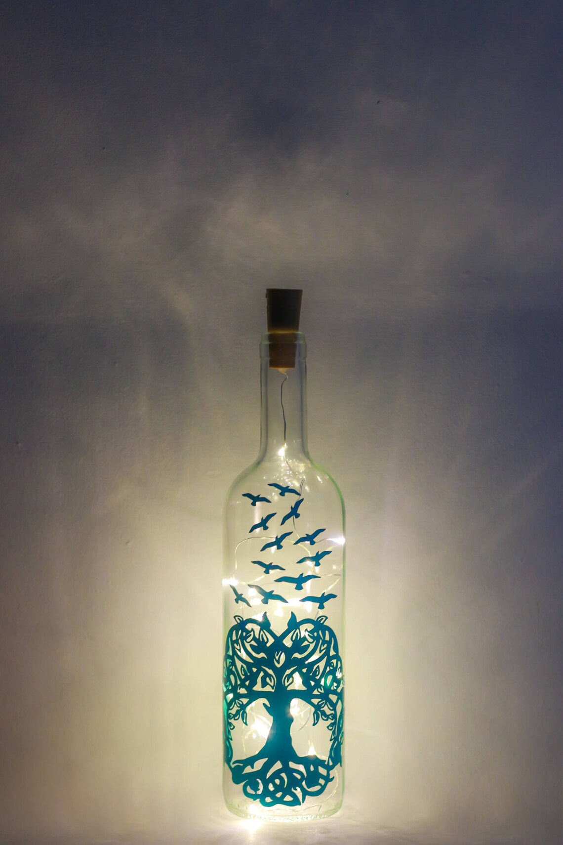 Tree of Life Gifts Bottle Light Tree of Life Ornament | Etsy