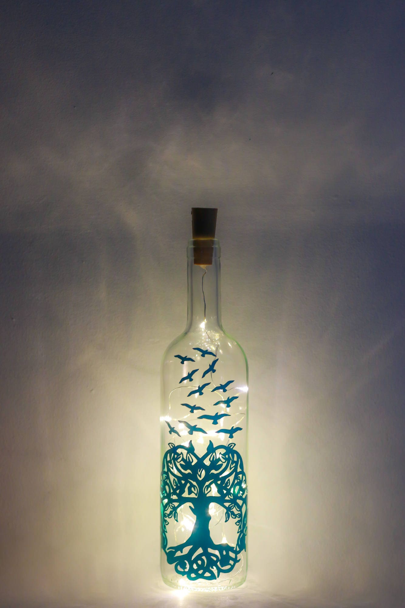 Tree of Life Gifts Bottle Light Tree of Life Ornament | Etsy