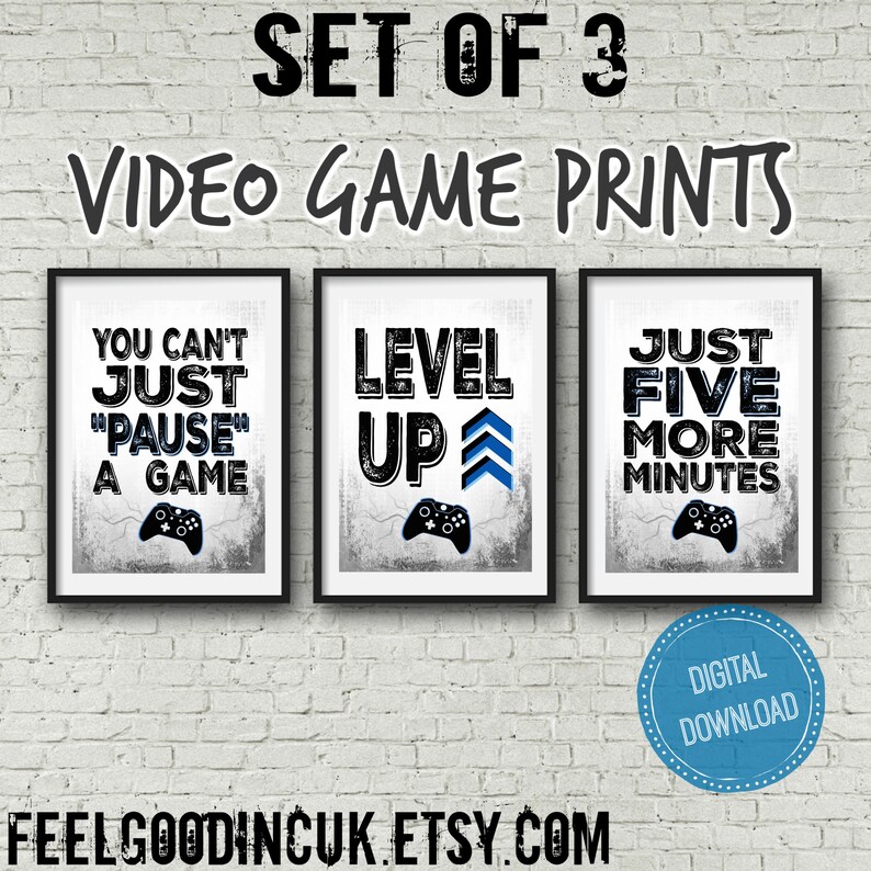 XBOX Video Game Posters Xbox Controller Wall Art Xbox - Etsy