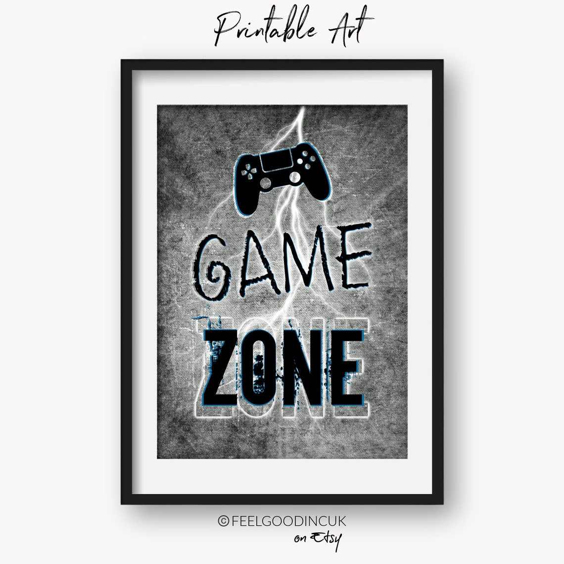 Playstation PRINTABLE Kids Room Art Video Game Prints Game - Etsy