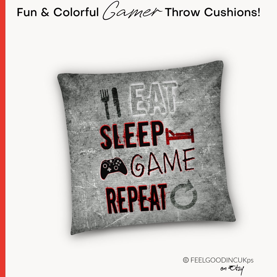 Red Xbox Pillow Bring Your Gaming Room to Life With Fun Gamer Throw ...