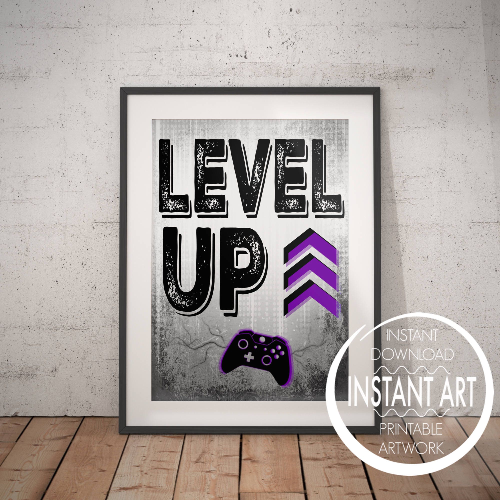 Set of four XBOX Video Game Prints for teen boy wall art or | Etsy