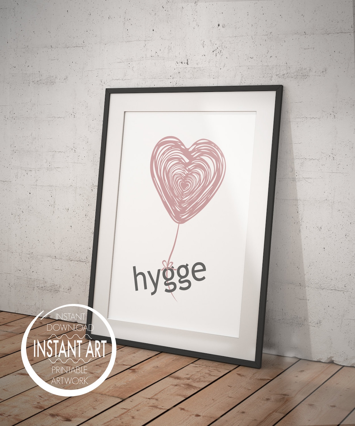 Hygge Print hygge wall art new home housewarming gift | Etsy