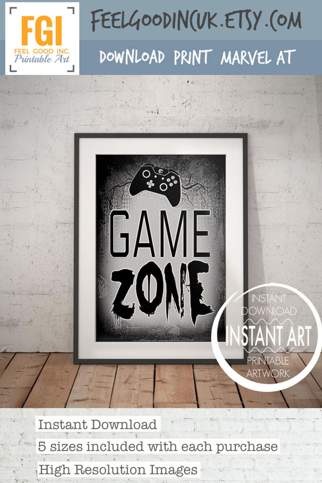 GAME ZONE SIGN, Video Game Art, Video Game Poster, Game Zone, Man Cave ...