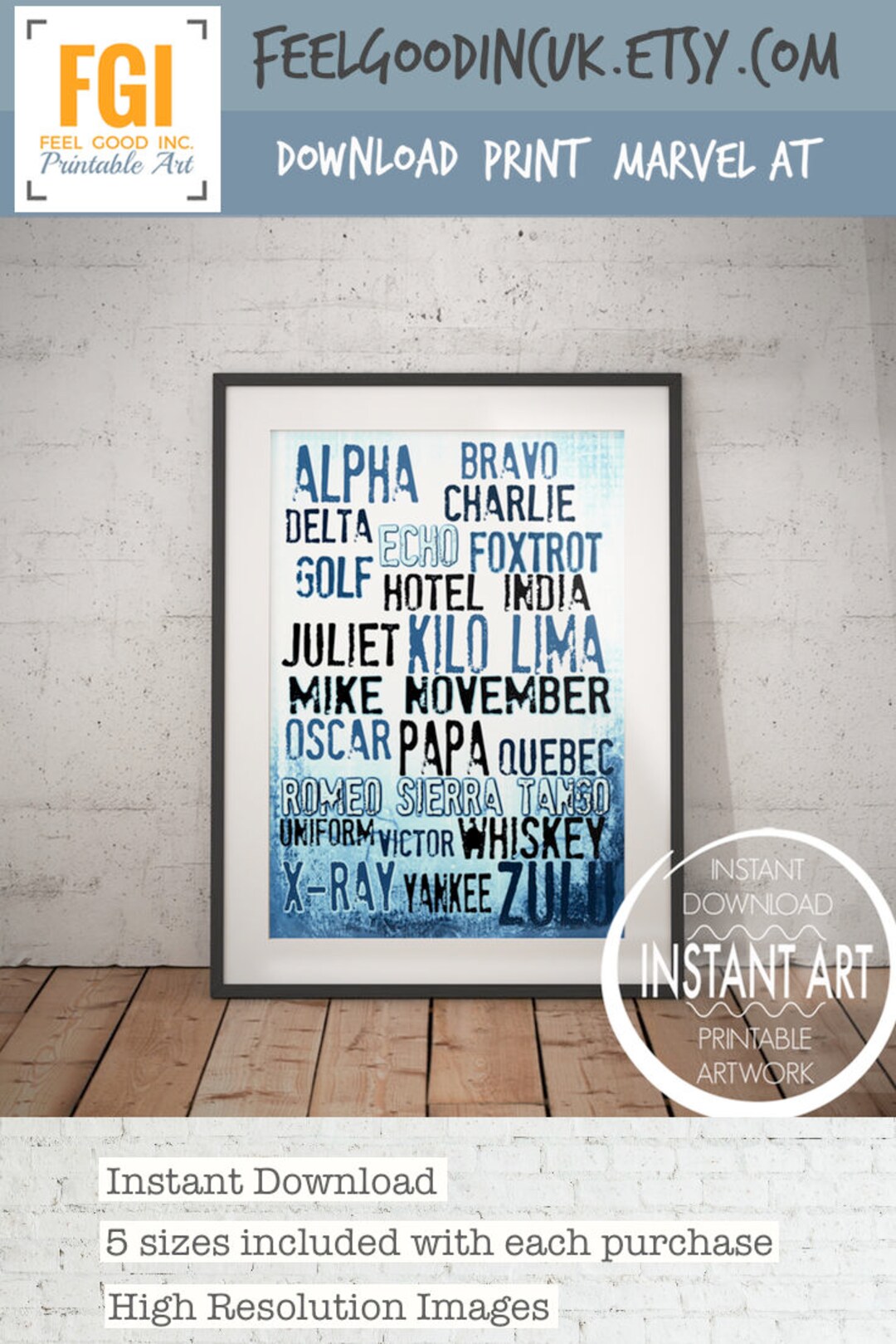 Kids Room, NATO Phonetic Alphabet, Radio Alphabet Print, Alphabet ...