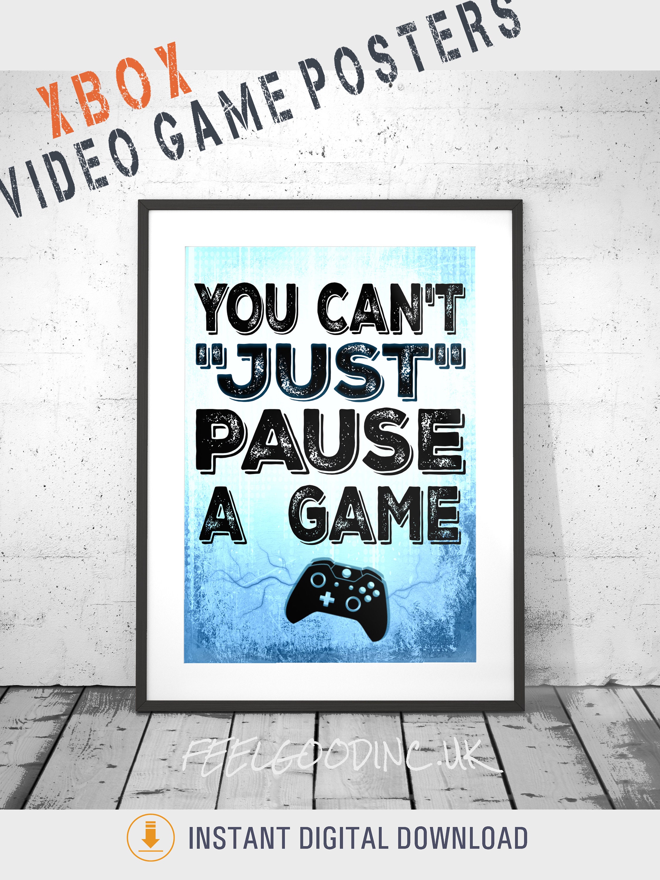 Set of Three XBOX and PLAYSTATION Video Game Prints for Gamer | Etsy UK