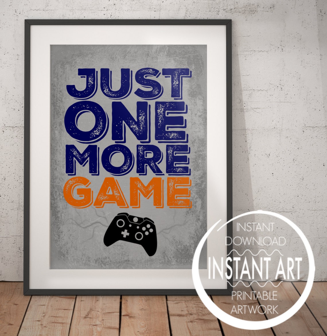 XBOX Controller Print Just One More Game Xbox Art Xbox - Etsy