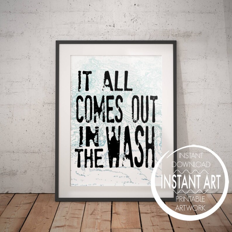 LAUNDRY DAY Laundry Sign Laundry Room Decor Home Decor | Etsy