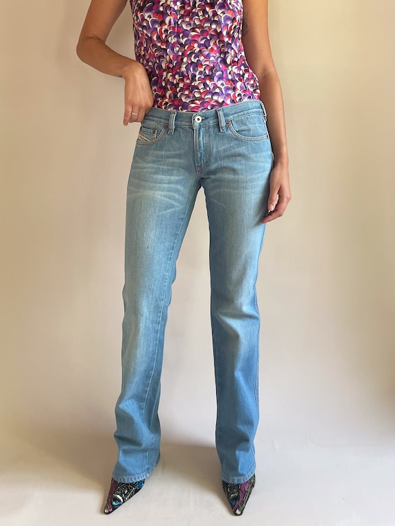 Early 2000s Diesel Light Wash Jeans, Made in Italy (2… - Gem