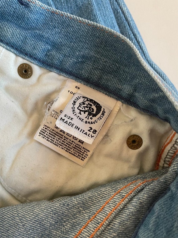 Early 2000s Diesel Light Wash Jeans, Made in Italy (2… - Gem