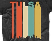 Tulsa Shirt Vintage Retro 1970's Style Tulsa Oklahoma - Etsy
