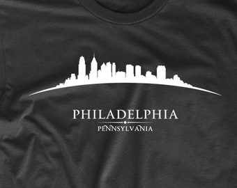 Philadelphia Skyline T Shirt | Etsy