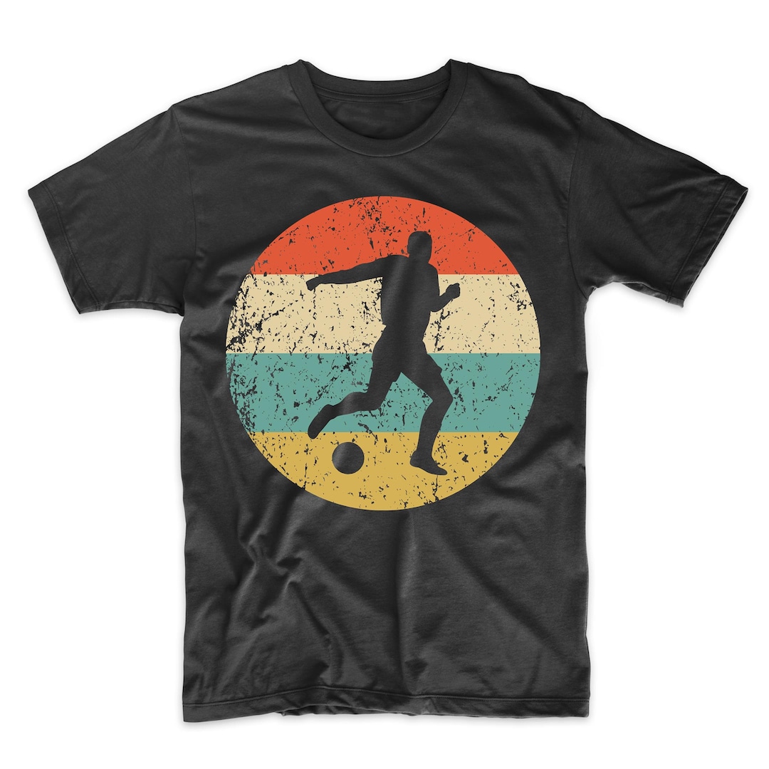 Soccer Shirt Vintage Retro Soccer Player Men's T-shirt - Etsy