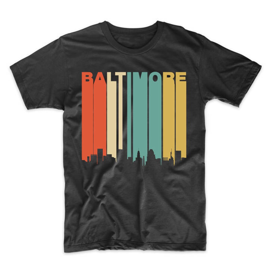 Men's Baltimore Shirt - Vintage Retro 1970's Style Baltimore Maryland ...