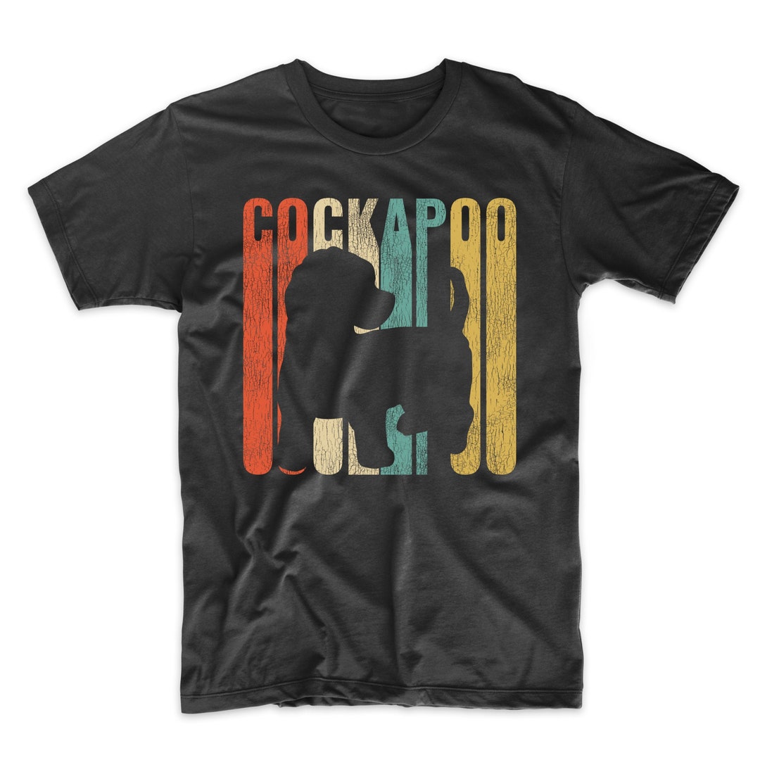 Cockapoo Shirt Retro 1960's 1970's Style Dog Silhouette Cockapoo T ...