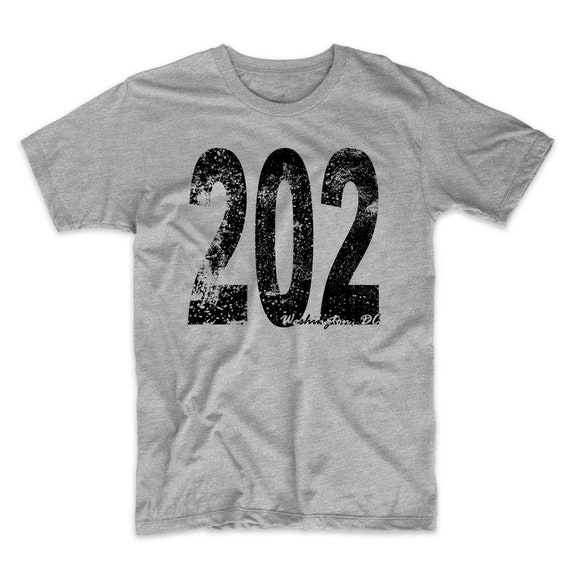 Retro Washington DC Shirt Area Code 202 Washington DC - Etsy