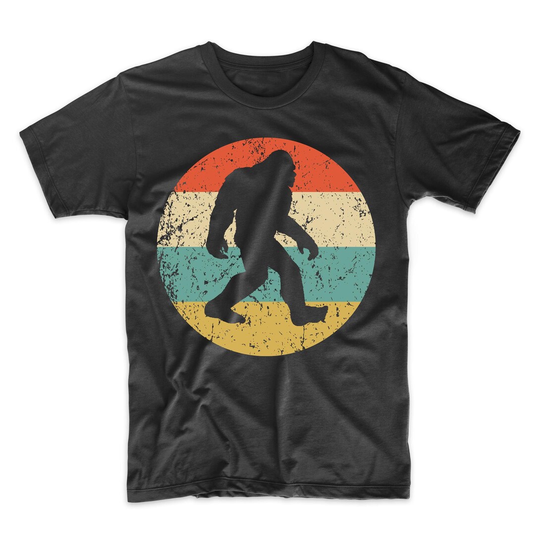 Men's Bigfoot Shirt Retro Sasquatch Icon T-shirt - Etsy