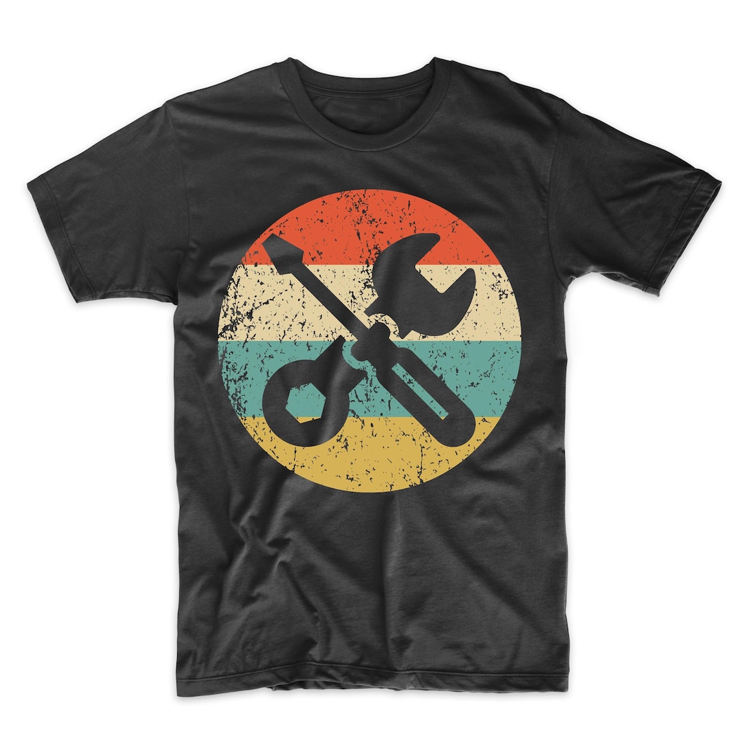 Car Mechanic Shirt Retro Screwdriver Wrench Men's - Etsy