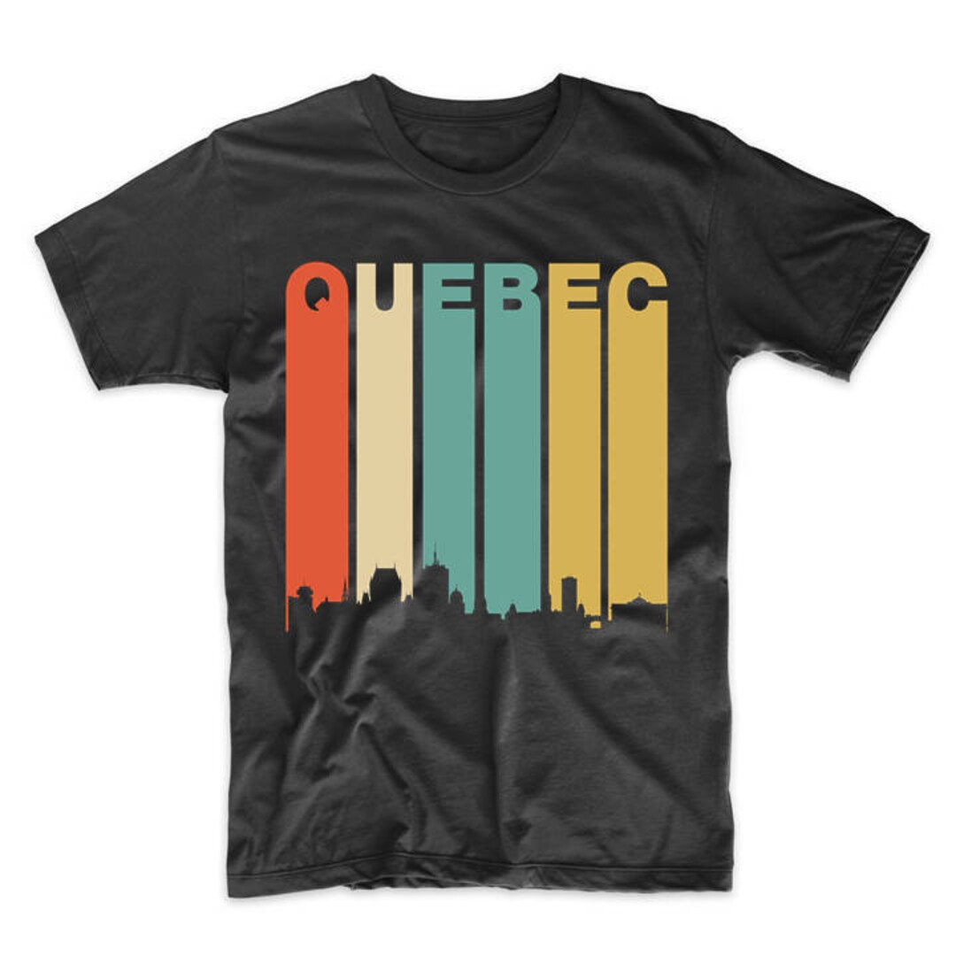 Quebec Shirt for Men - Vintage Retro 1970's Style Quebec Canada ...
