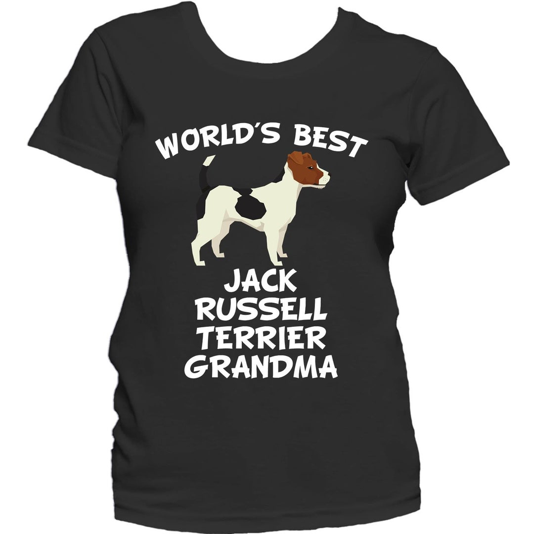 World's Best Jack Russell Terrier Grandma Shirt - Women's T-shirt - Etsy