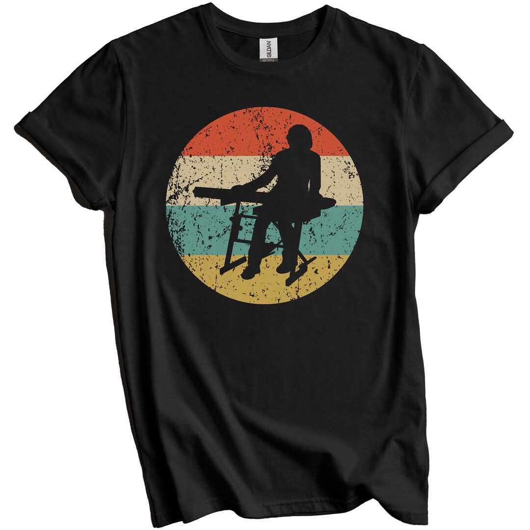 Keyboard Shirt Vintage Retro Music T-shirt Keyboard Player Gift ...