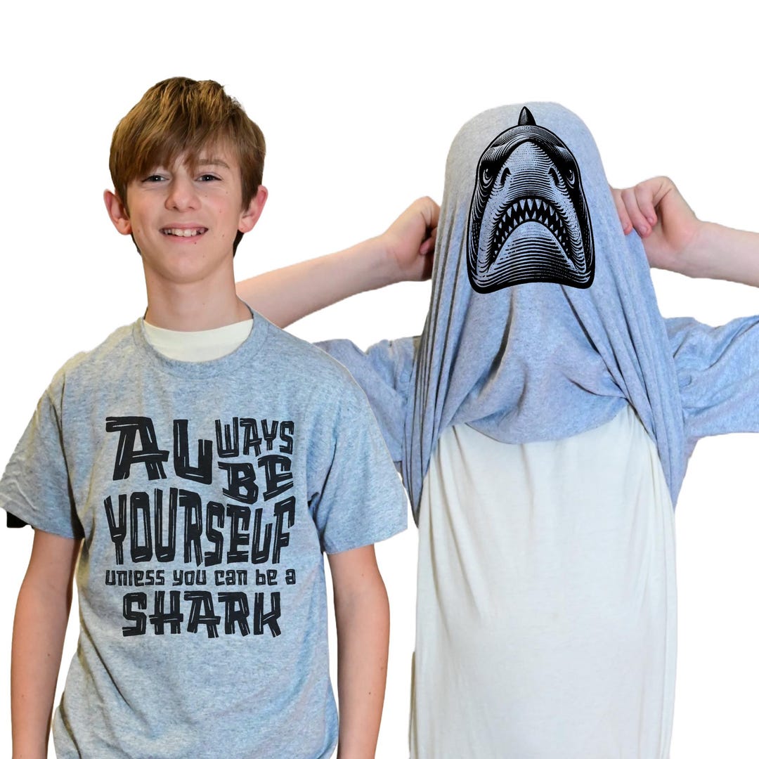 Always Be Yourself Unless You Can Be A Shark Flip Shirt - Funny Great ...