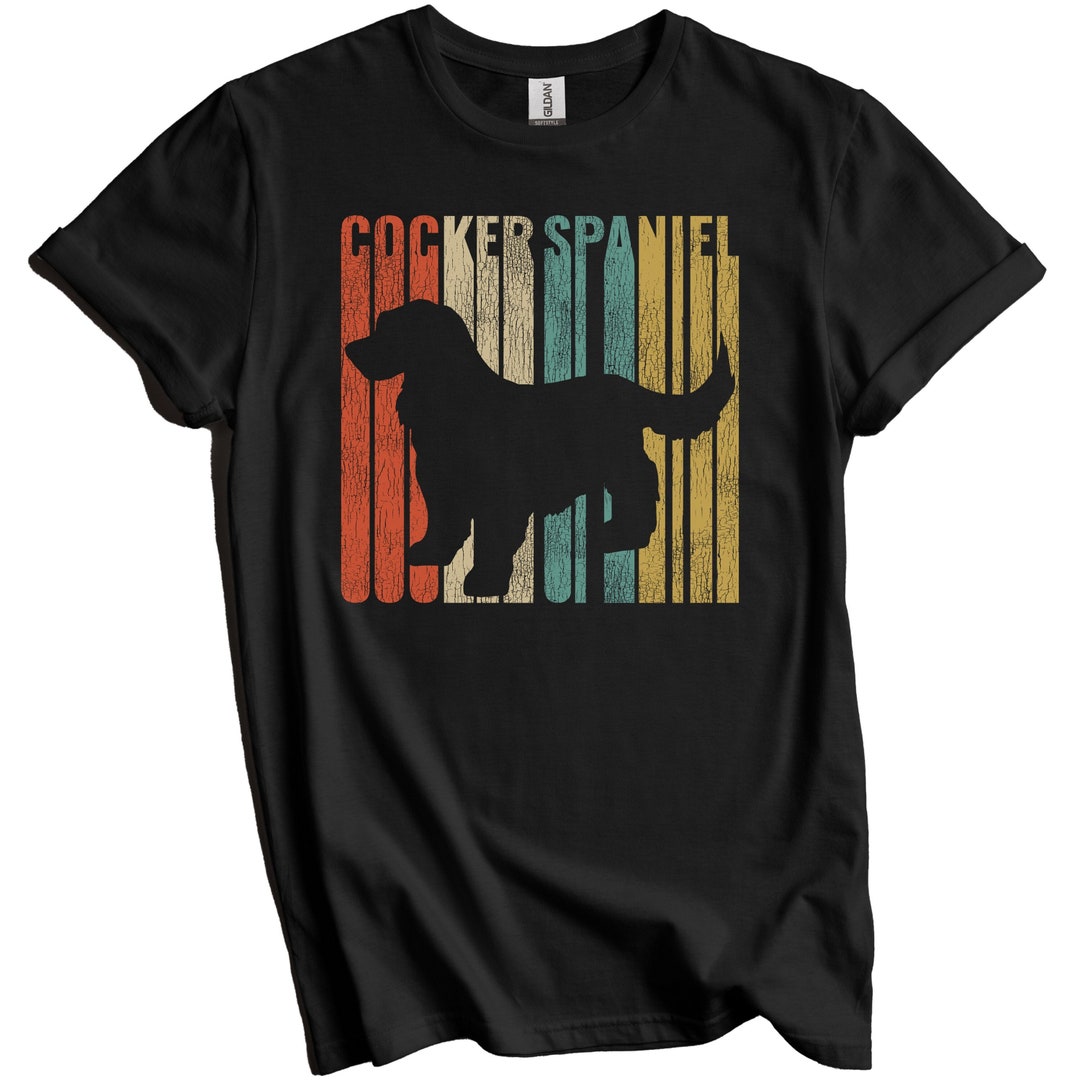 Cocker Spaniel Shirt - Retro Cocker Spaniel T-shirt - Gift for Cocker ...