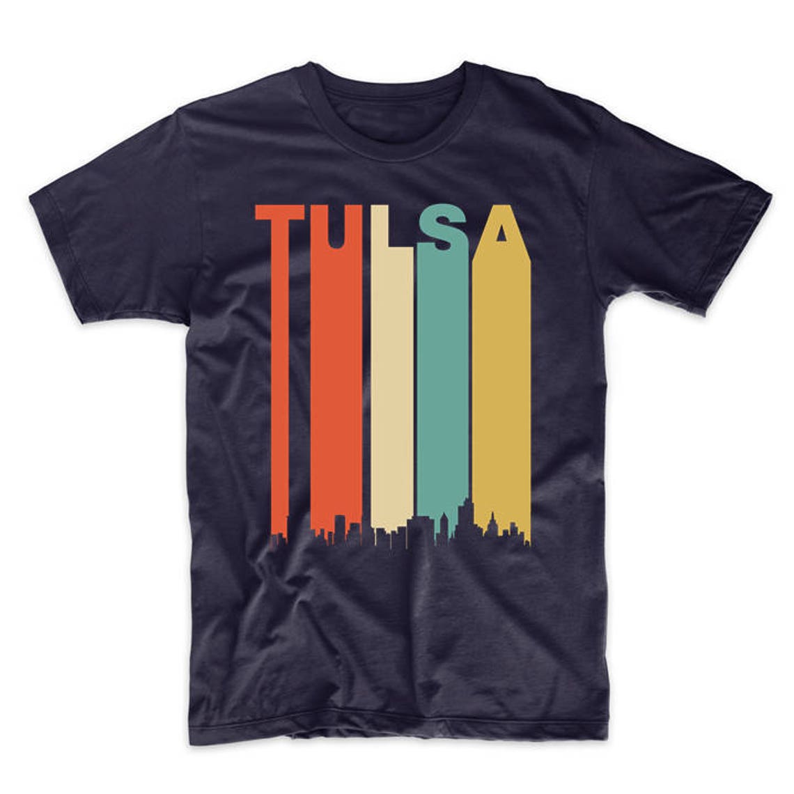 Tulsa Shirt Vintage Retro 1970's Style Tulsa Oklahoma - Etsy