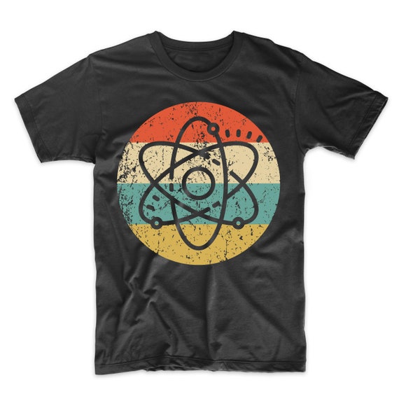 Men's Chemistry Shirt Retro Science T-shirt Atom Icon | Etsy