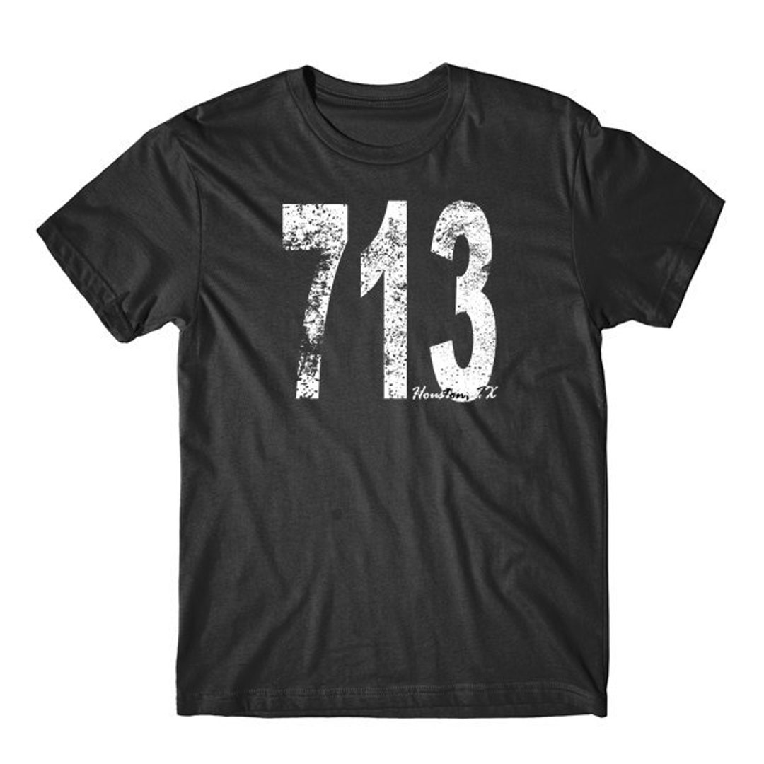 Houston Shirt - Vintage Style Retro Houston Area Code 713 T-shirt ...