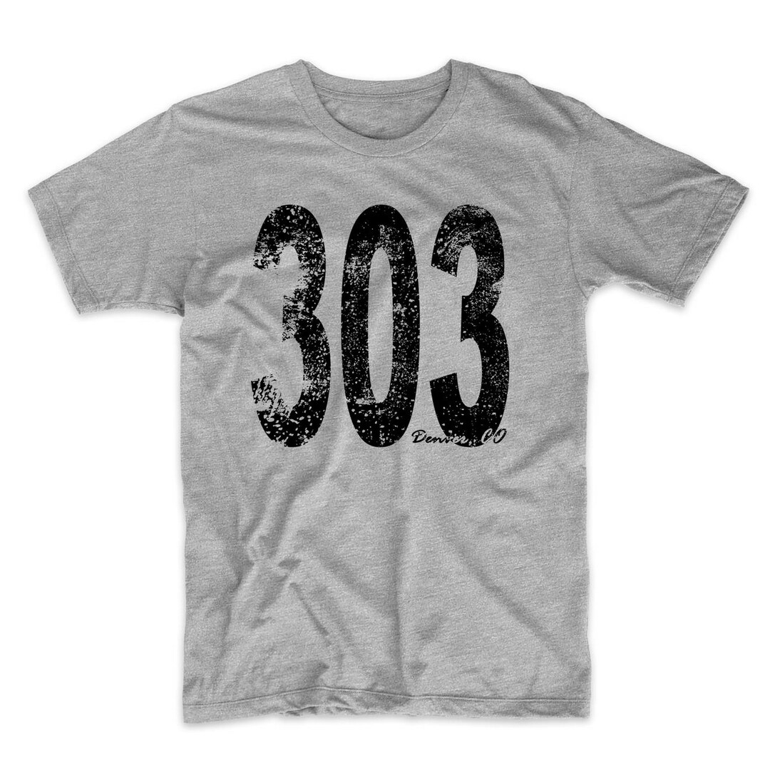 Retro Denver Shirt - Area Code 303 Denver Colorado T-shirt - Etsy