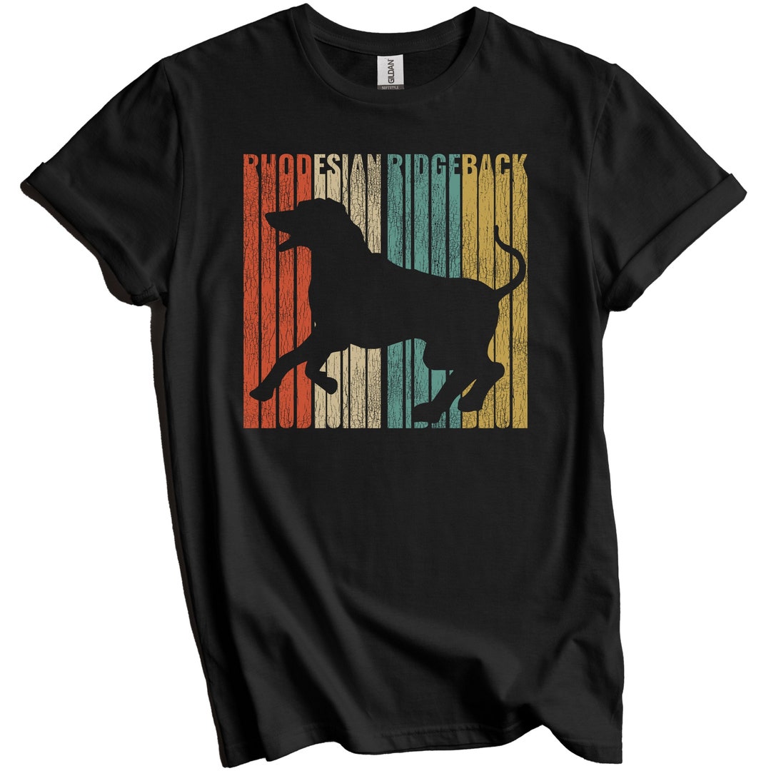 Rhodesian Ridgeback Shirt - Retro Rhodesian Ridgeback T-shirt - Gift ...