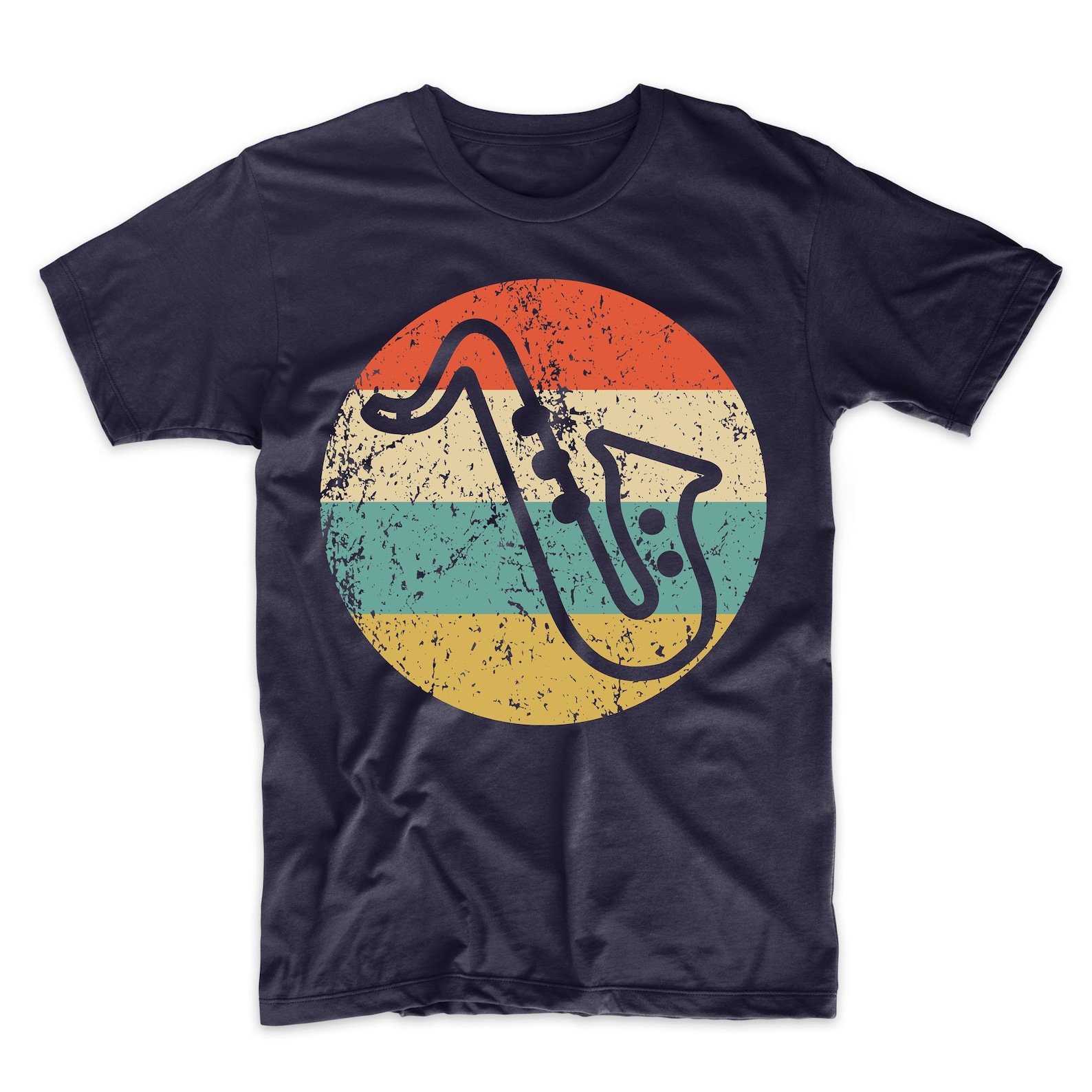 Men's Saxophone Shirt Retro Music T-shirt Sax Icon - Etsy