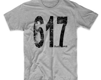 Boston 617 Shirt - Etsy
