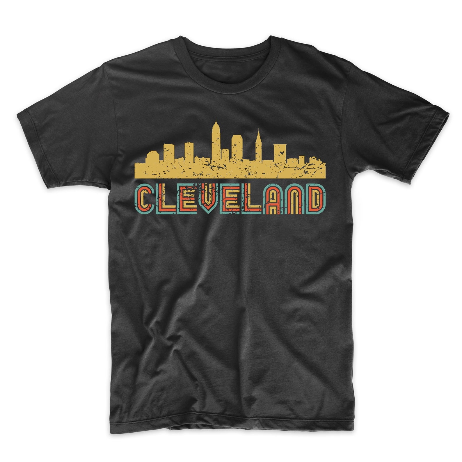 Men's Cleveland Shirt Retro Vintage Style Cleveland Ohio - Etsy UK