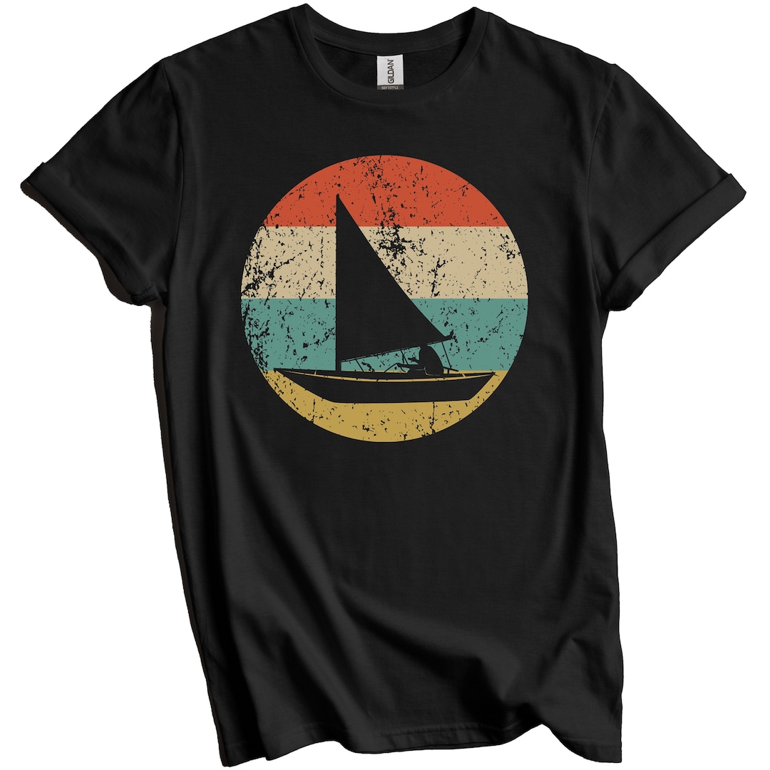 Sailing Shirt - Vintage Retro Sail Boat T-shirt - Sailing Gift - Sail ...