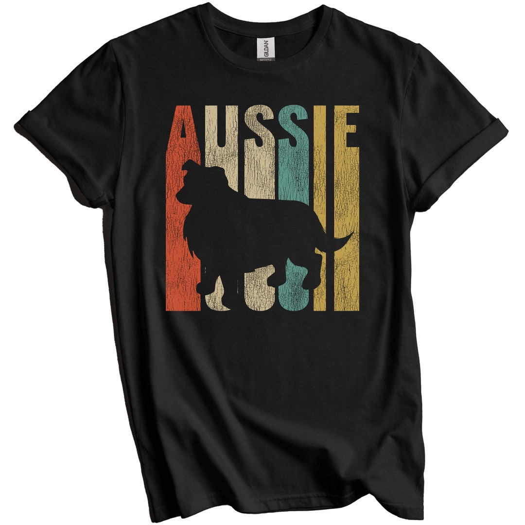 Aussie Shirt - Retro Australian Shepherd T-shirt - Gift for Aussie ...