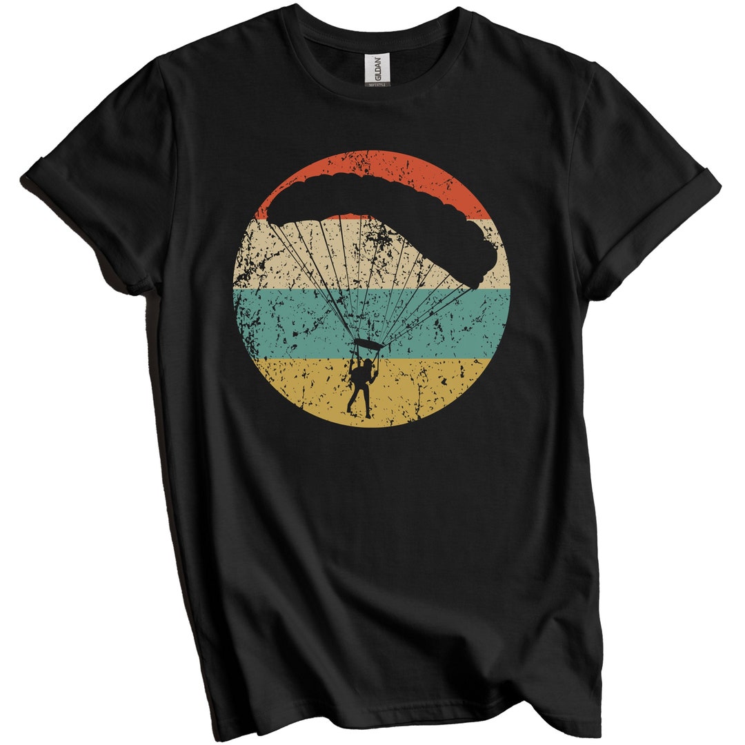 Skydiving Shirt - Retro Parachute Icon T-shirt - Skydiver Shirt - Etsy