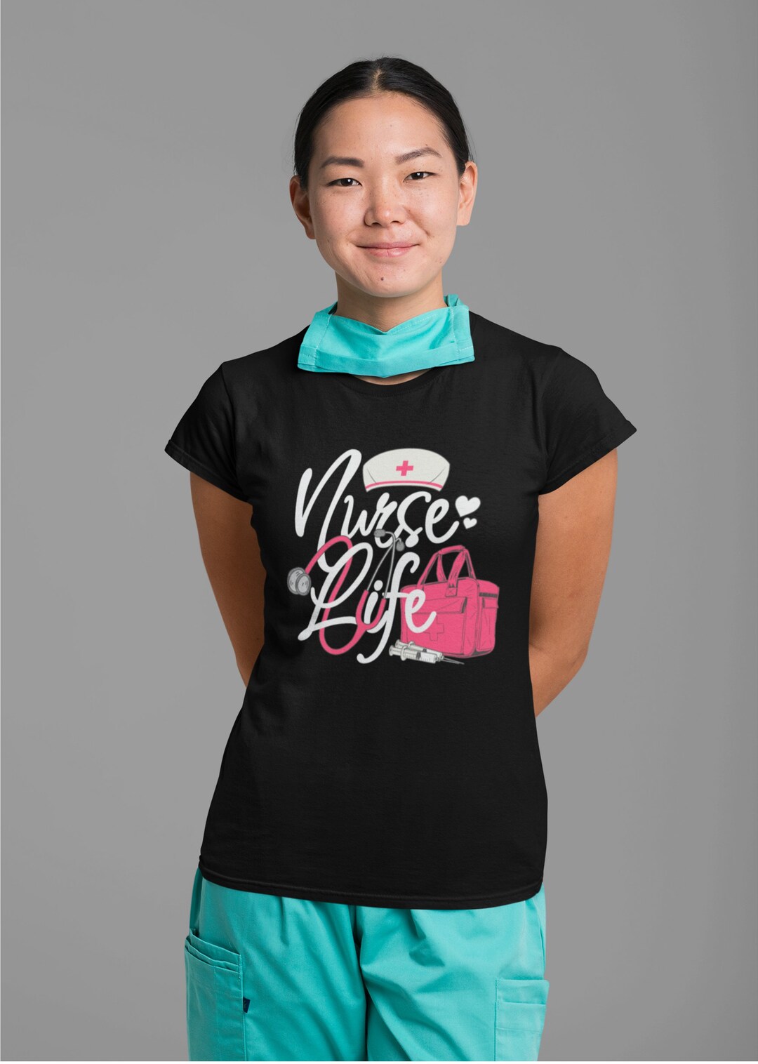 Nurse Life T-shirt Nurses Day Gift Nurse Shirt for Women RN Shirt - Etsy