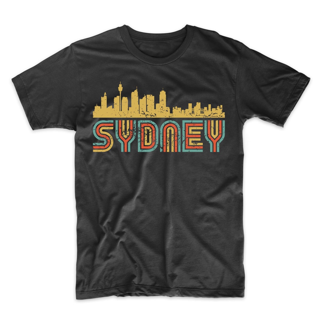 Men's Sydney Shirt - Retro Vintage Style Sydney Australia Skyline T ...
