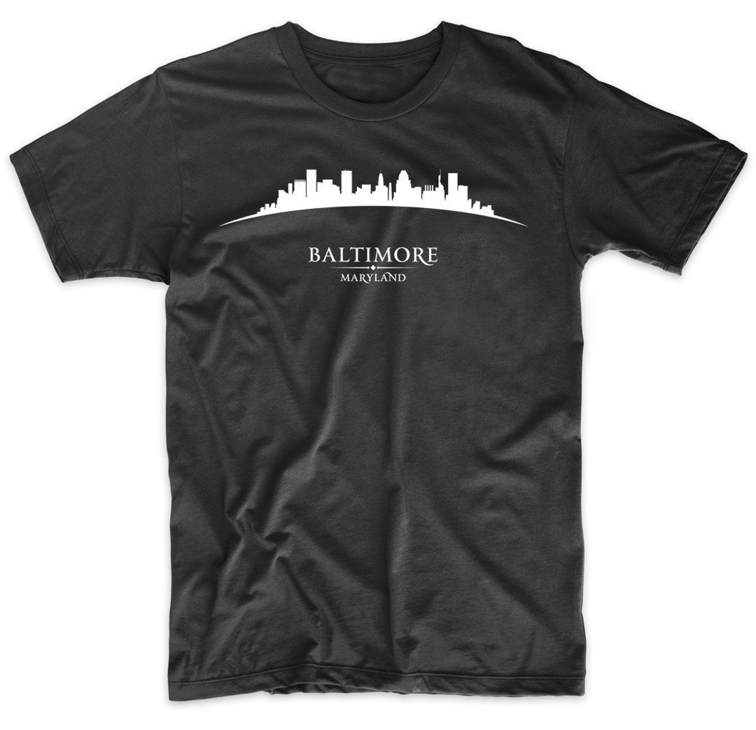 Camiseta Baltimore Maryland Cityscape Downtown Skyline de Really ...
