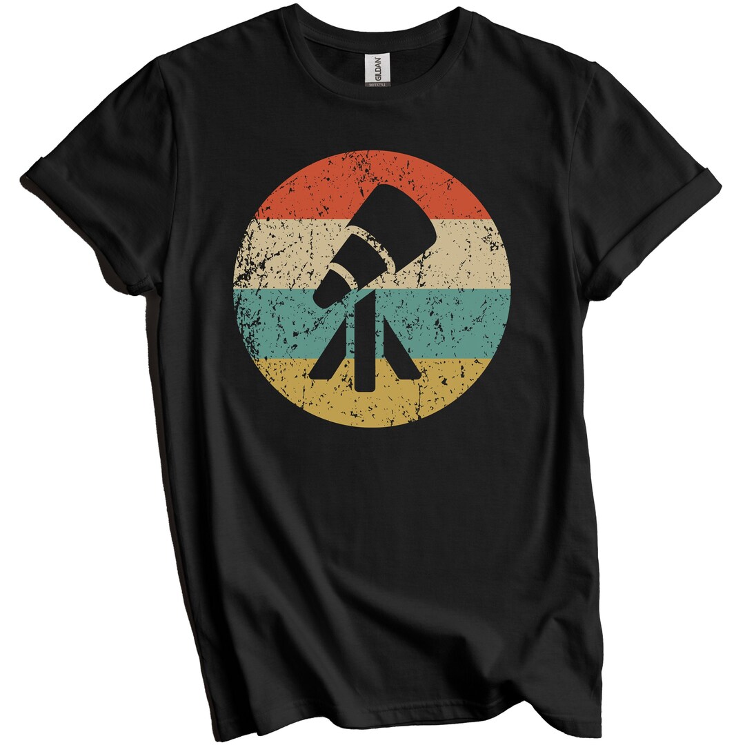 Astronomer Shirt - Astronomy Gift - Vintage Retro Telescope T-shirt ...