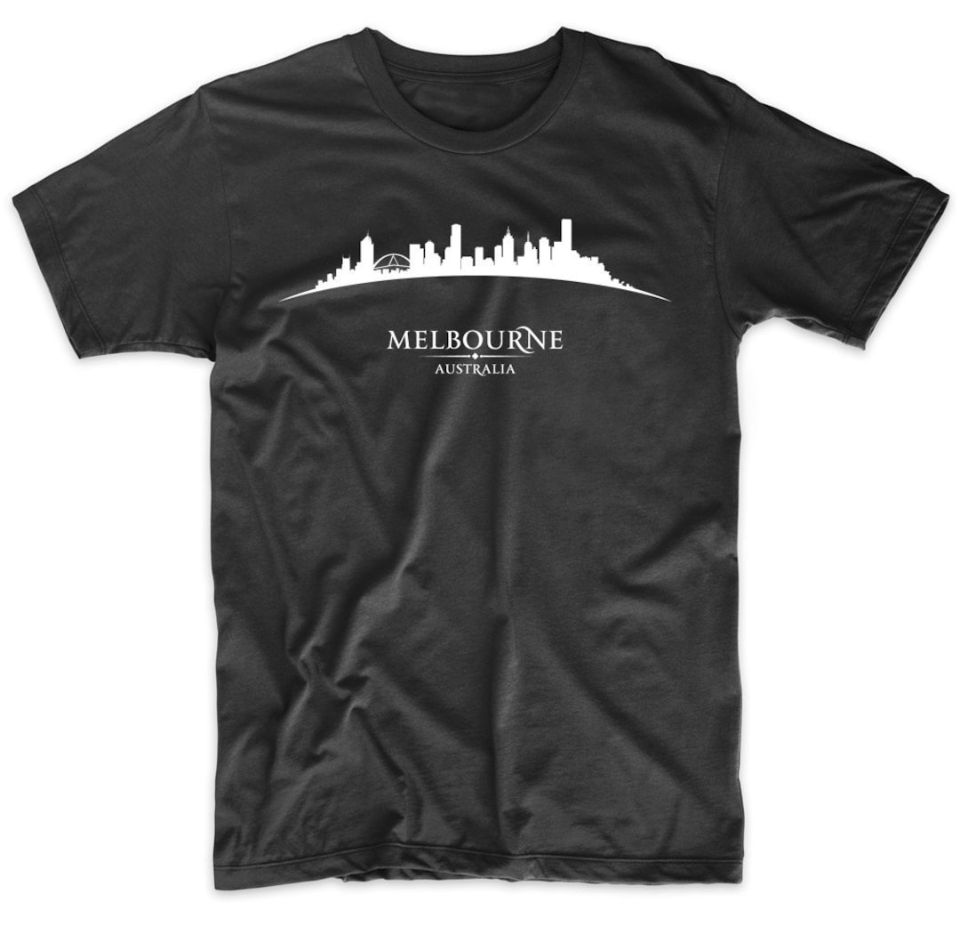Men's Melbourne Shirt - Melbourne Australia Cityscape Downtown Skyline ...