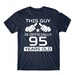 95th Birthday Shirt for Men This Guy is Officially 95 Years Old T-shirt ...