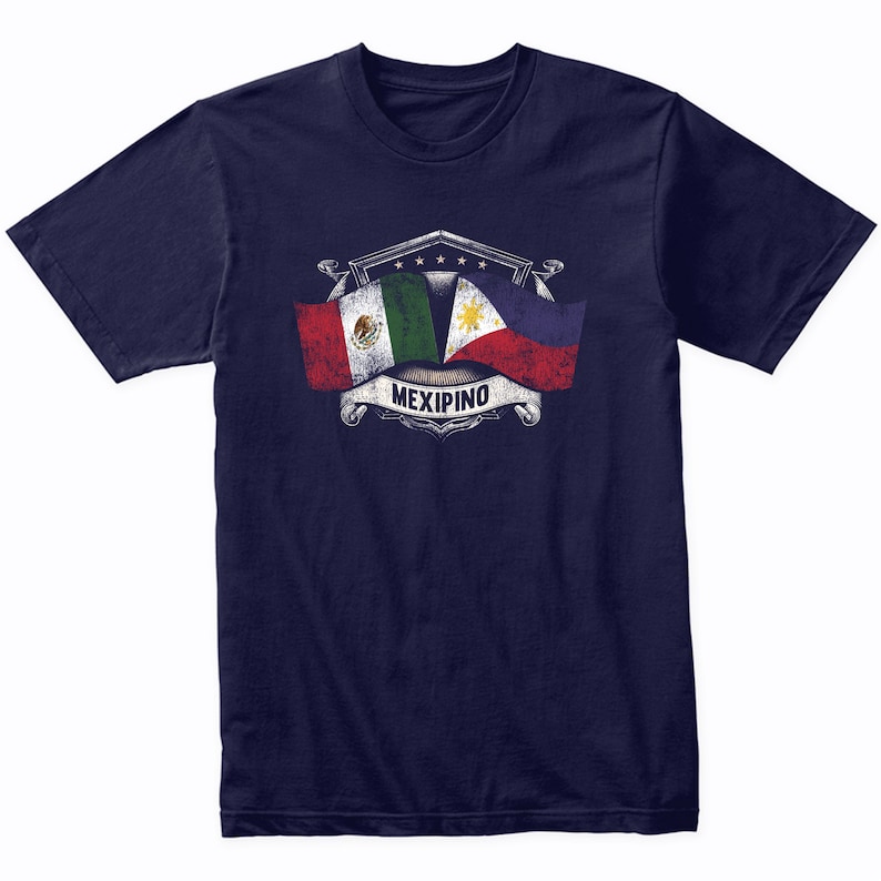 Mexico Philippines Flags Mexican Filipino Mexipino T-shirt - Etsy
