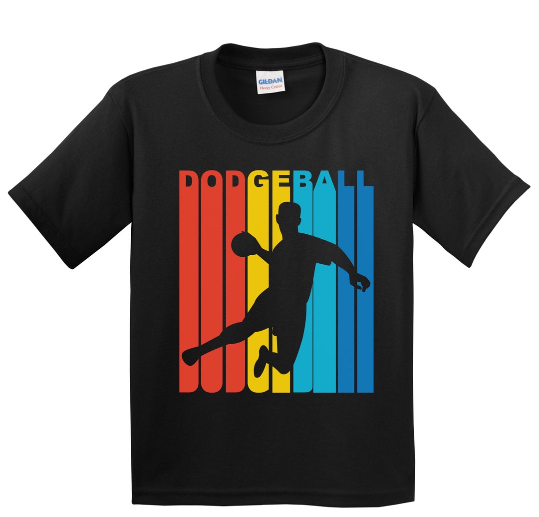 Kids Dodgeball Shirt - Retro Dodgeball Player Youth T-shirt - Dodgeball ...