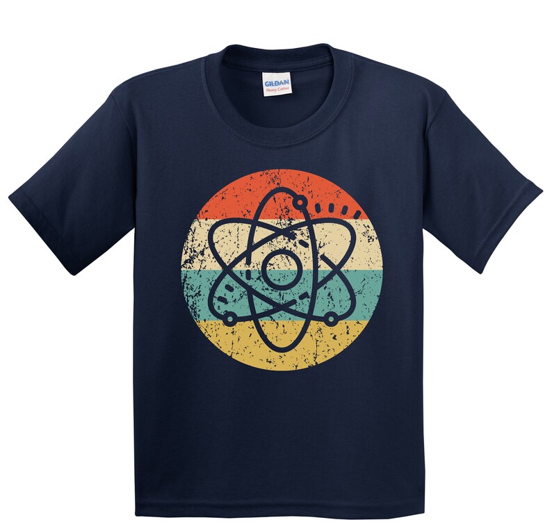 Kids Chemistry Shirt Retro Science T-shirt Atom Icon Youth - Etsy