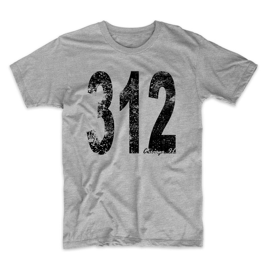 Retro Chicago Shirt - Area Code 312 Chicago Illinois T-shirt - Etsy