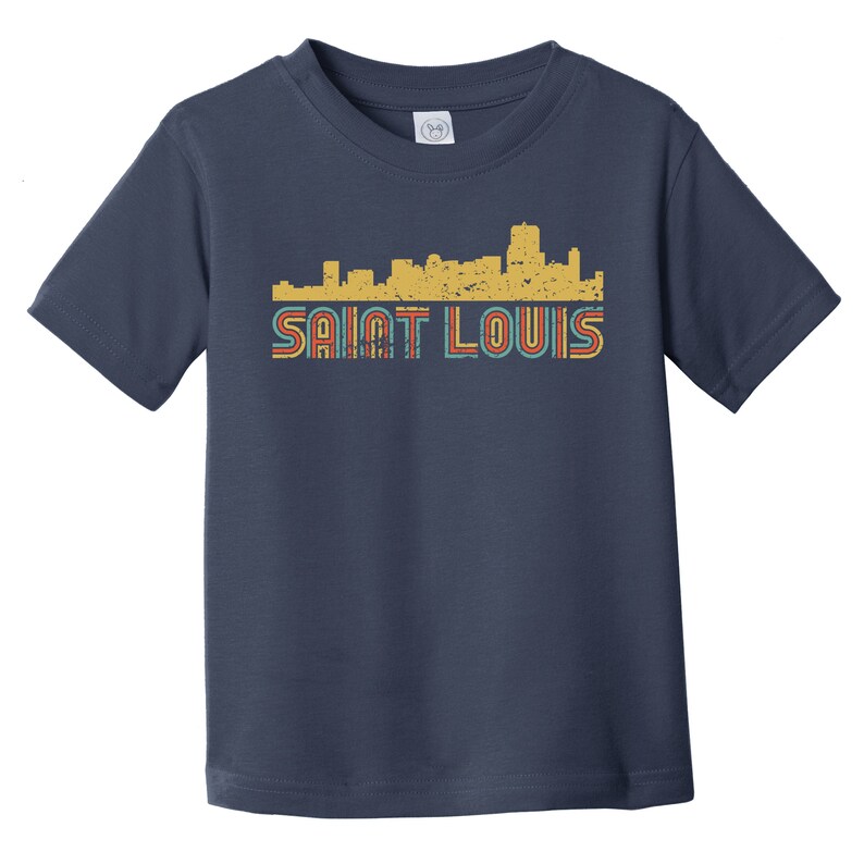 Saint Louis Toddler Shirt Retro Style St. Louis Missouri - Etsy